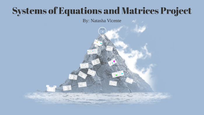 Systems of Equations and Matrices Project by Natasha Vicente on Prezi