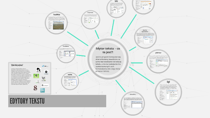 EDYTORY TEKSTU by on Prezi