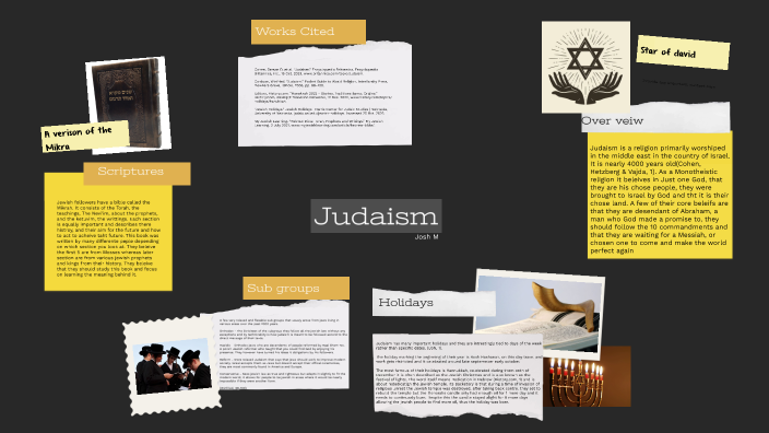Judaism project by Josh Mcclean on Prezi