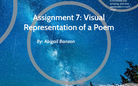 Assignment 7: Visual Representation of a Poem by Abigail Banzon on Prezi