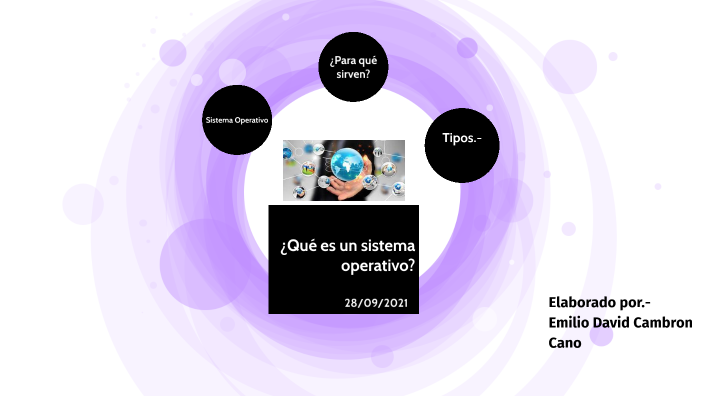¿Qué es un sistema operativo? by EMILIO DAVID CAMBRON CANO on Prezi