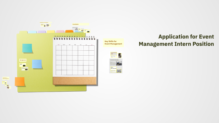 Application for Event Management Intern Position by Mäxla on Prezi