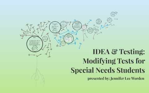 IDEA & Testing: Modifying Tests for Special Needs Students by on Prezi