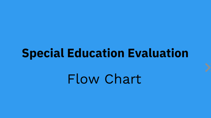 Special Education Evaluation Flow Chart by Jennifer Benn on Prezi