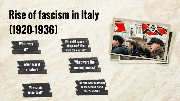 Rise of fascism in Italy (1920-1936) by Ibai Romo on Prezi