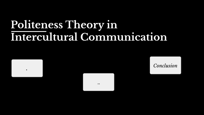 Politeness Theory in Intercultural Communication by ZEYNEP AHSEN ...
