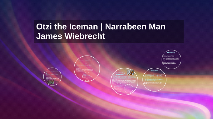 Otzi the Iceman and Narrabeen Man by James Wiebrecht on Prezi