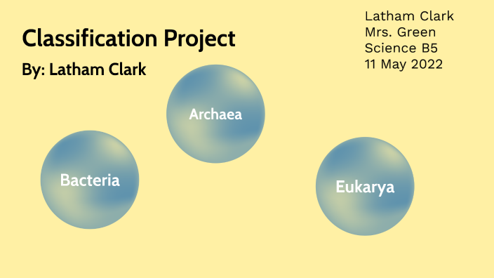 Latham Clark Classification Project by Latham Clark on Prezi