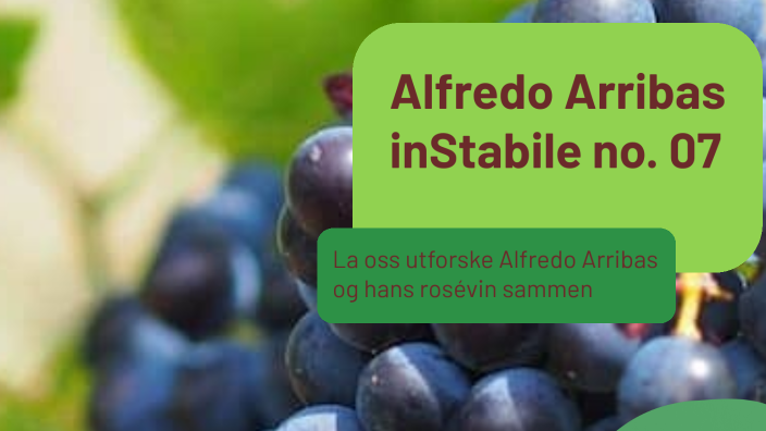Alfredo Arribas inStabile nr. 07 by trygve steiro on Prezi