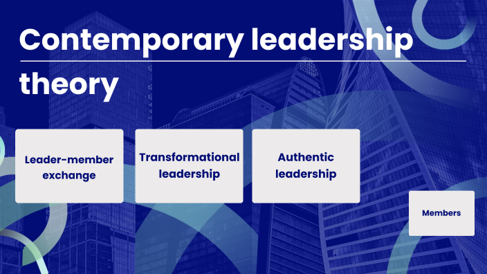 Contemporary leadership theories by Neel Raheja on Prezi