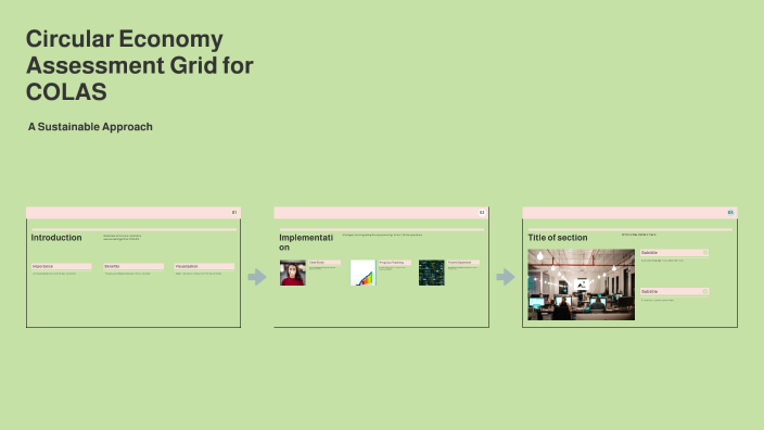 Circular Economy Assessment Grid for COLAS by Sakura DOI on Prezi