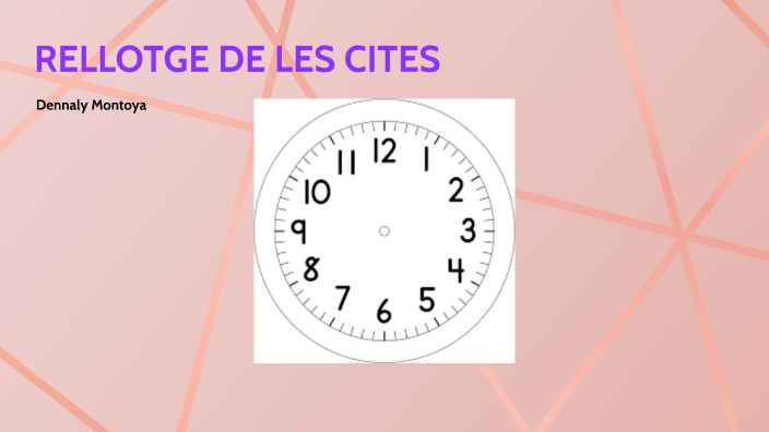 RELOJ DE CITAS by Dennaly Montoya on Prezi