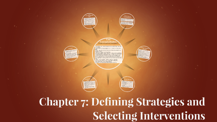 Chapter 7: Defining Strategies and Selecting Interventions by Aly H on Prezi