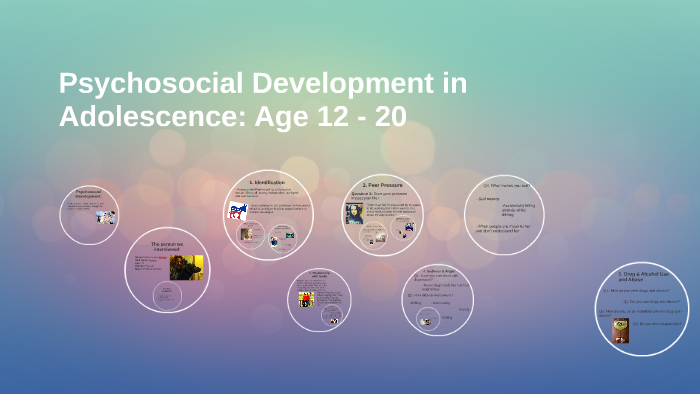 Psychosocial Development in Adolescence: Age 12 - 20 by Chantel Marie ...