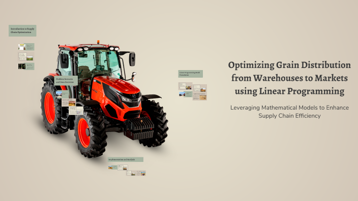 Optimizing Grain Distribution from Warehouses to Markets using Linear Programming by Md Abdulla ...