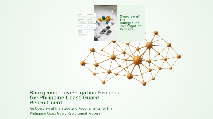 Background Investigation Process for Philippine Coast Guard Recruitment ...
