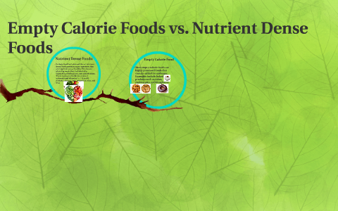 Empty Calorie Foods vs. Nutrient Dense Foods by shadow sneeker on Prezi