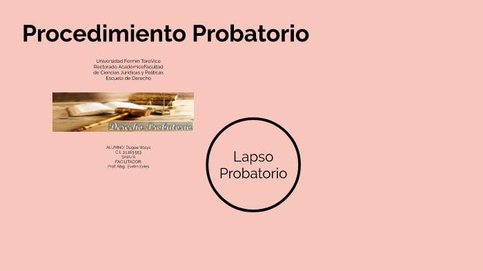 Fases del procedimiento probatorio by walys duque on Prezi