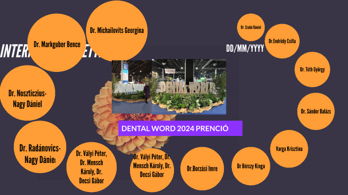 Dental word 2024 by Erzsébet Kispéterné Kotogán on Prezi