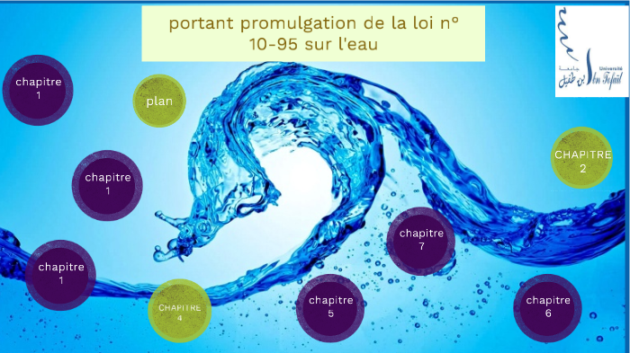 portant promulgation de la loi n° 10-95 sur l'eau by mohamed mesbahi on ...