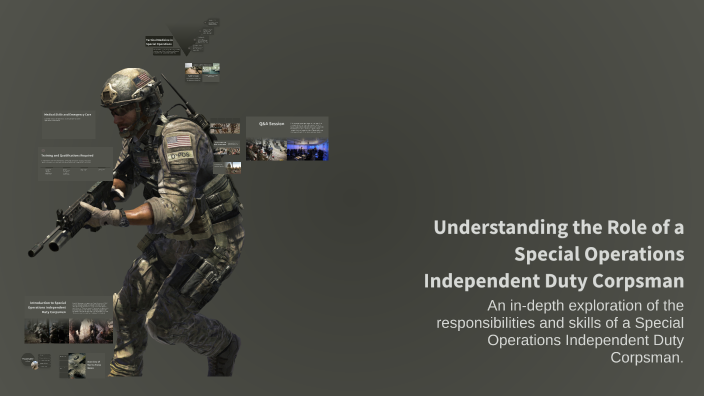 Understanding the Role of a Special Operations Independent Duty ...