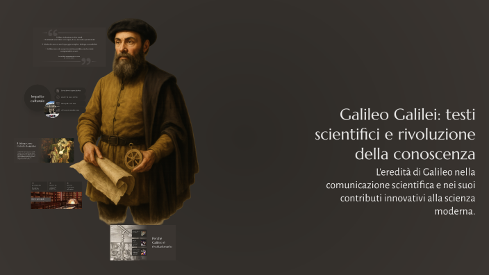 Galileo Galilei: testi scientifici e rivoluzione della conoscenza by ...