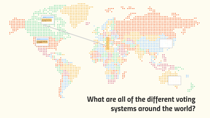 What are all ofthe different voting systems around the world by Bea ...