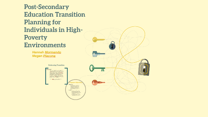 Post-Secondary Education Transition Planning for Individuals by Megan ...
