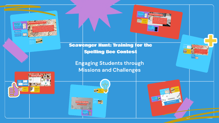 Scavenger Hunt: Training for the Spelling Bee Contest by Zulma Rubio on ...