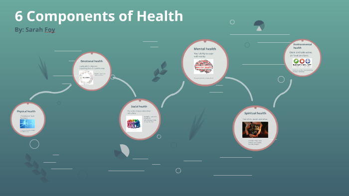 The 6 Components of Health by Sarah F on Prezi