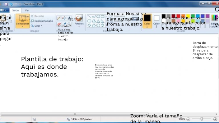 Partes de la ventana principal de paint by Eunice Noemi Santos Mas on Prezi