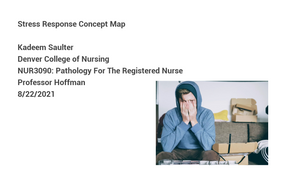 Stress Response Concept Map by Kadeem Saulter on Prezi Design