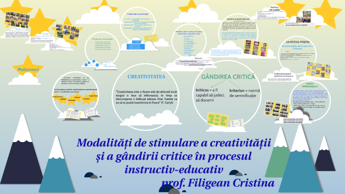 Creativitatea și gândirea critică by Cristina Filigean on Prezi