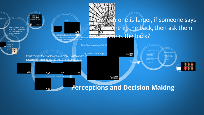Perceptions and Decision Making by