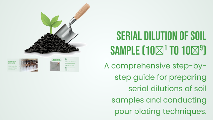 Serial Dilution of Soil Sample (10⁻¹ to 10⁻⁹) by Vico Emmanuel Rocero ...
