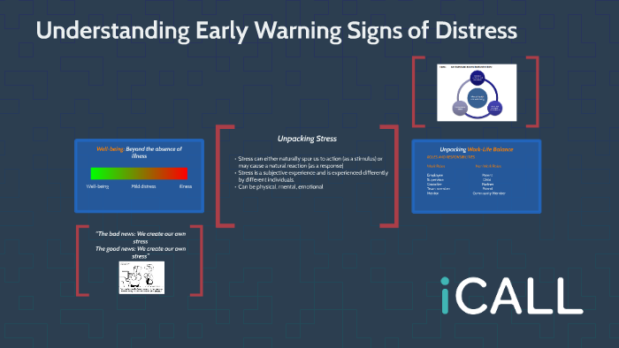 Understanding Early Warning Signs of Distress by Ahla Matra on Prezi