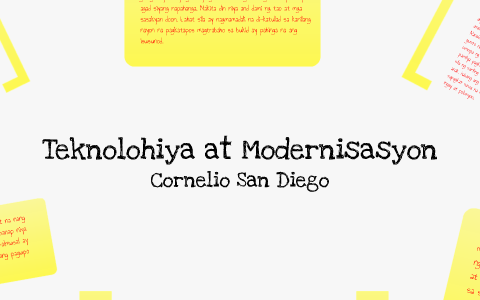 Teknolohiya at Modernisasyon by Elise Santos on Prezi