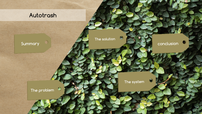 autotrash by Baptiste Lingee on Prezi