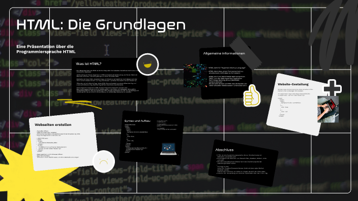 HTML: Die Grundlagen by Piet Haase on Prezi