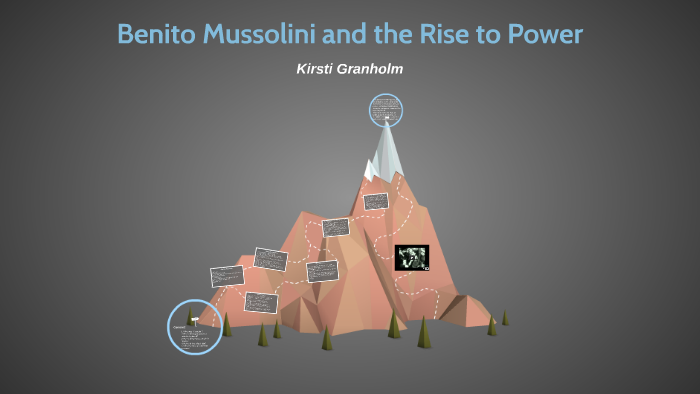 Benito Mussolini and the Rise to Power by kirsti granholm on Prezi