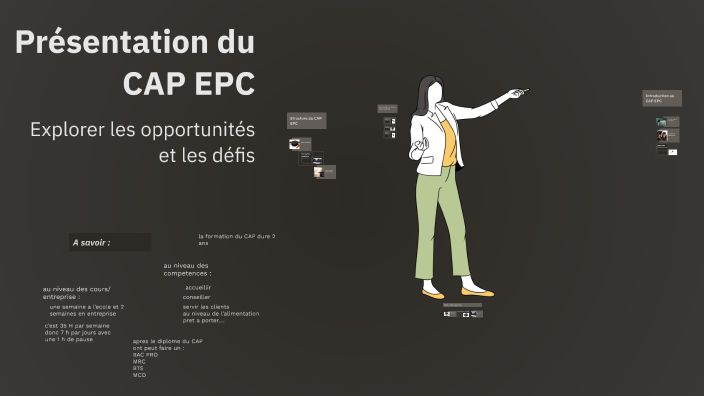Présentation du CAP EPC by Lucie BASSE on Prezi