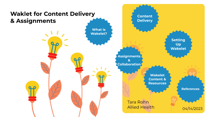 Wakelet Training Presentation by Tara Rohn on Prezi