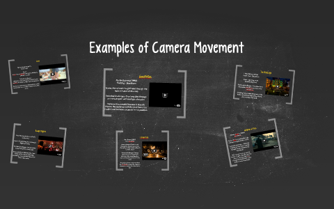 Examples of Camera Movement by Alison Wisecarver on Prezi