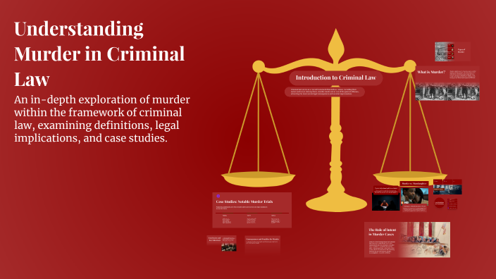 Understanding Murder in Criminal Law by Syahifa Zazu on Prezi