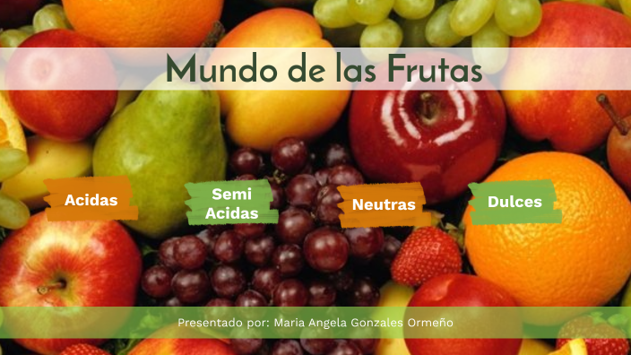 Mundo de las Frutas by Gonzales Maria Angela on Prezi