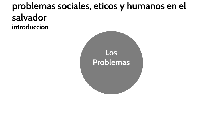 problemas sociales, eticos y humanos en el salvador by Heisel Melissa ...
