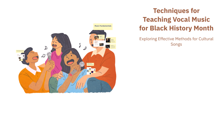 Techniques for Teaching Vocal Music for Black History Month by Jeremy ...