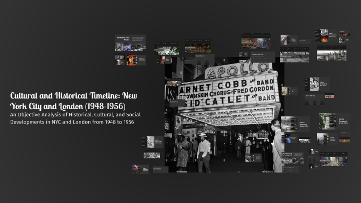 Cultural and Historical Timeline: New York City and London (1948-1956 ...