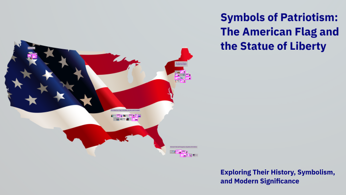 Symbols of Patriotism: The American Flag and the Statue of Liberty by ...