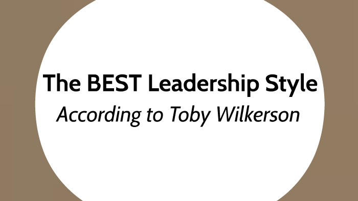 Adaptive Leadership by Toby Wilkerson on Prezi